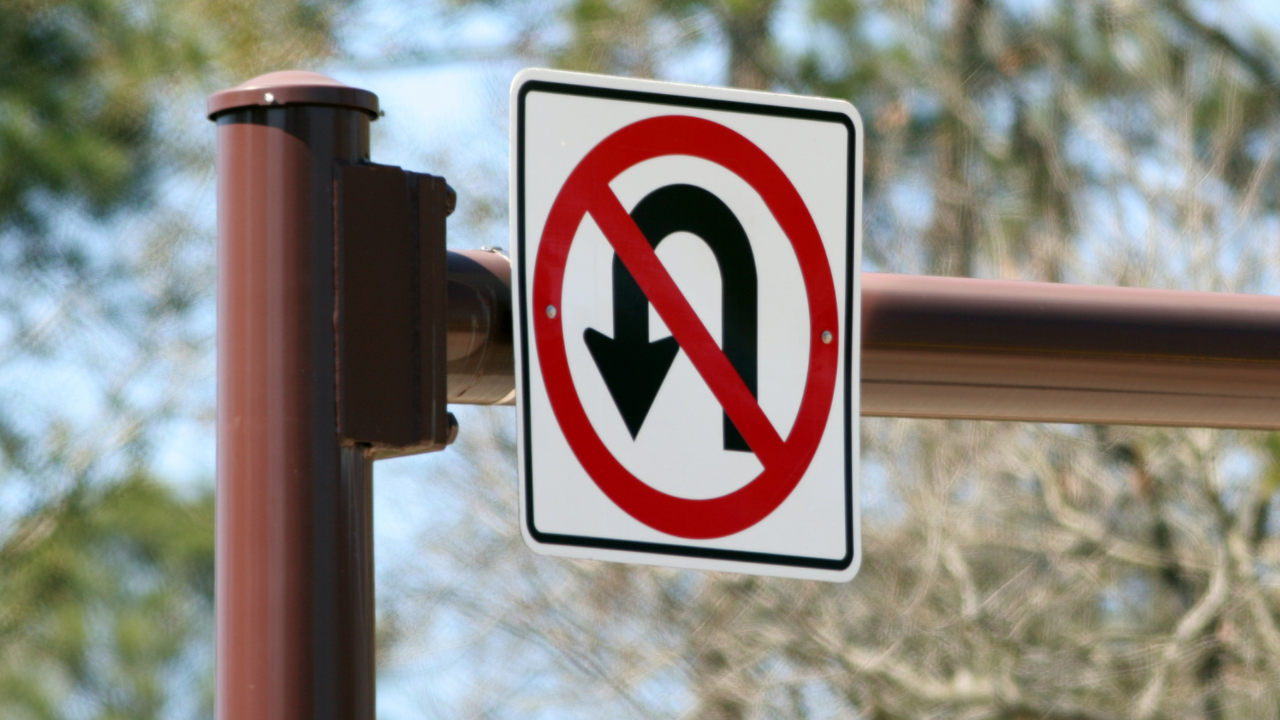 Improper U-Turns in New Jersey - 39:4-125 - Rosenblum Law